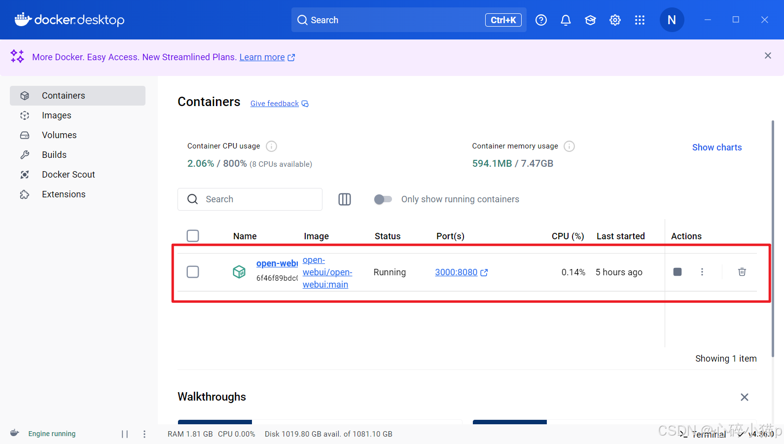 Windows部署Ollama可视化(Open WebUI + Docker + Ollama)-CSDN博客