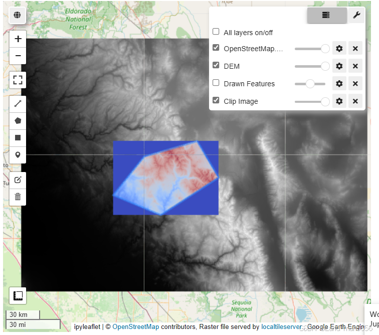 GEE学习笔记-使用本地地理数据_cmap='terrain-CSDN博客