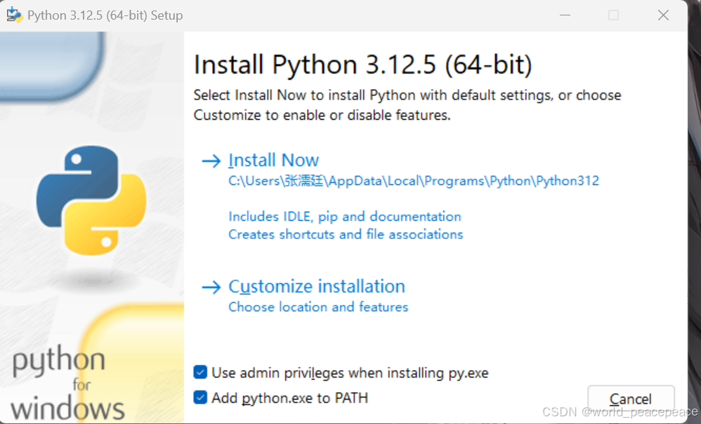 安装python Csdn博客 9968