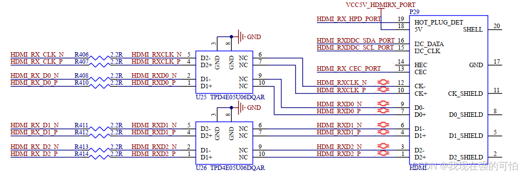 HDMI接口电路设计_hdmi 5v-CSDN博客