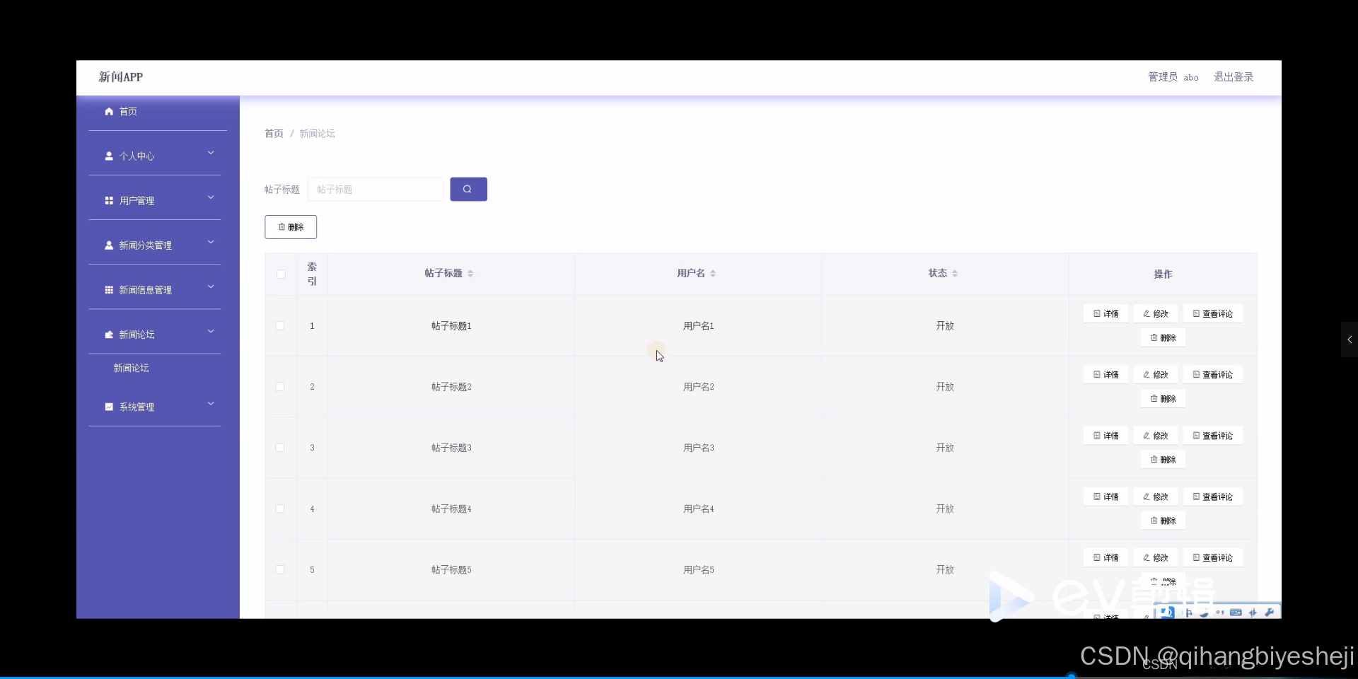 [附源码]计算机毕业设计Python+uniapp新闻APP6o56l(程序+lw+APP+远程部署)-CSDN博客