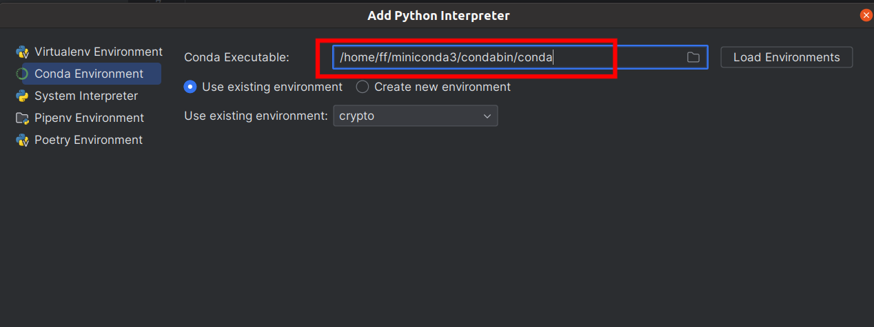 pycharm2022添加conda虚拟环境 提示Conda executable is not found_pycharm conda executable-CSDN博客