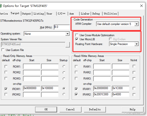 STM32F405RGT6开FPU单元方法_stm32f405如何开启fpu-CSDN博客