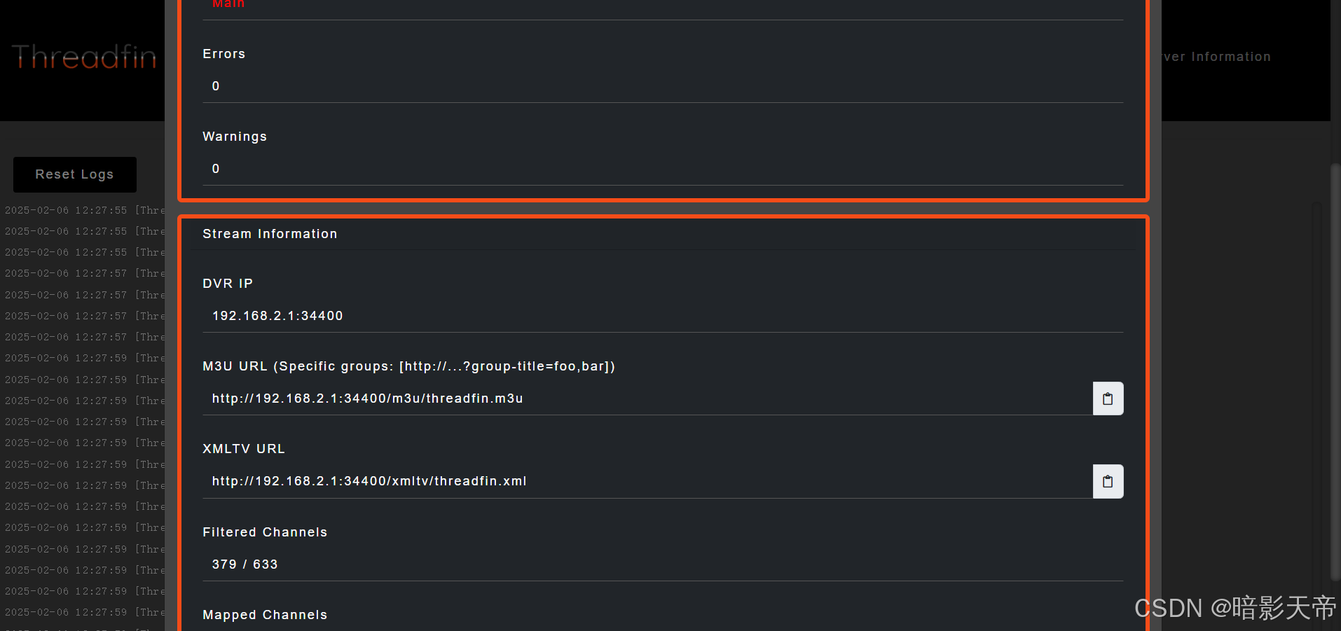 Threadfin和本地搭建的iptv直播源教程-CSDN博客