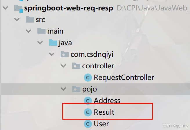 JavaWeb——请求响应（7/8）-响应:@ResponseBody（注解介绍、注解演示、与 @RestController 注解的关系、统一响应结果Result）_java项目result ...