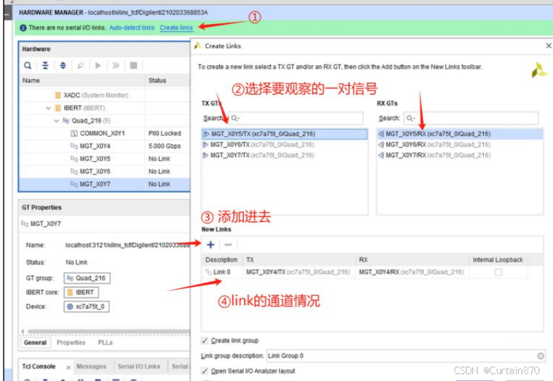 xilinx GT 参数调整（TXDIFFSWING，TXPOST，TXPRE），IBERT使用_tx diff swing-CSDN博客