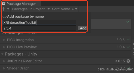 Unity开发Pico4_unity开发的pico项目,用什么命令行工具安装-CSDN博客