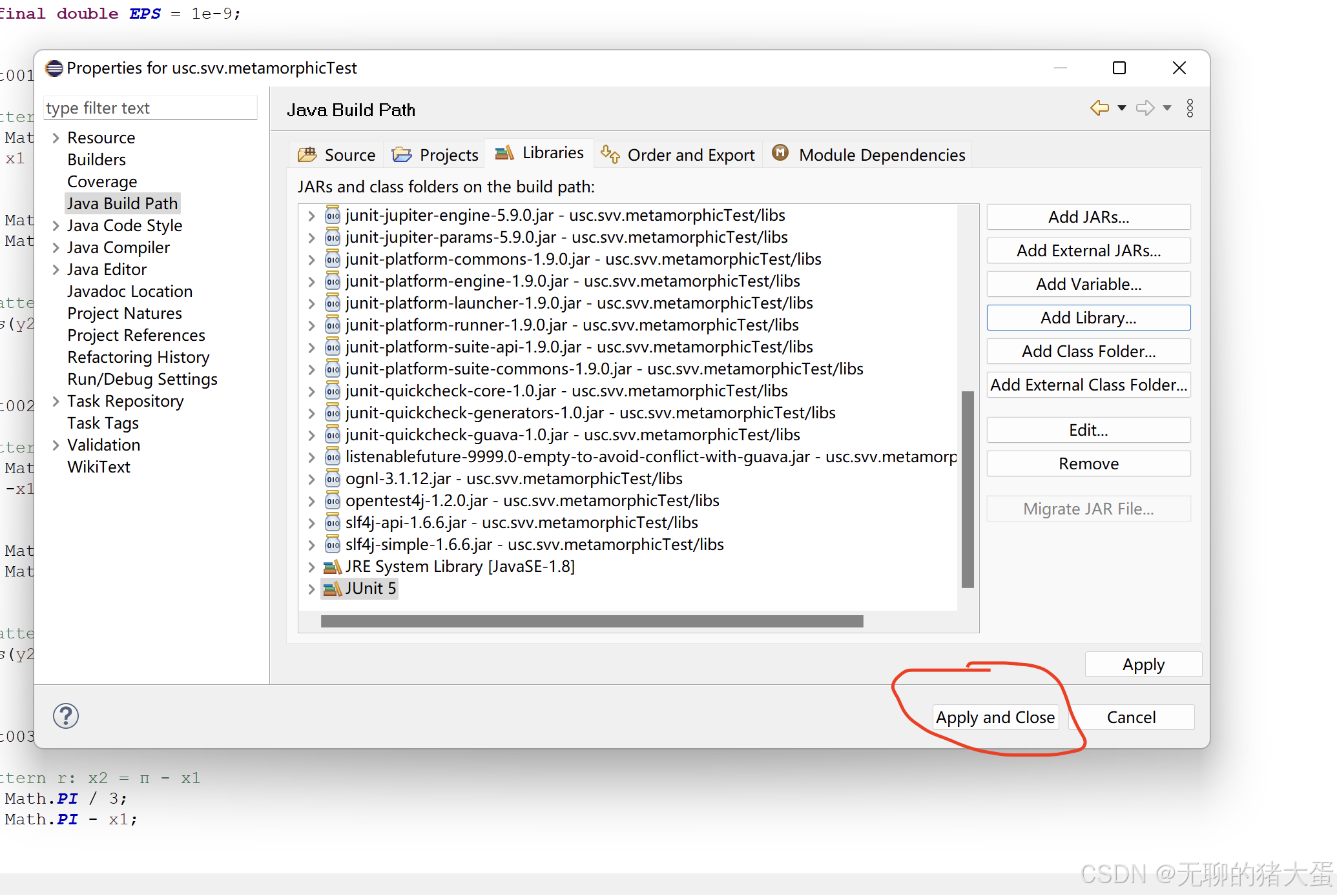 Eclipse JUnit测试提示No tests found with test runner Junit5-解决方法1；-CSDN博客