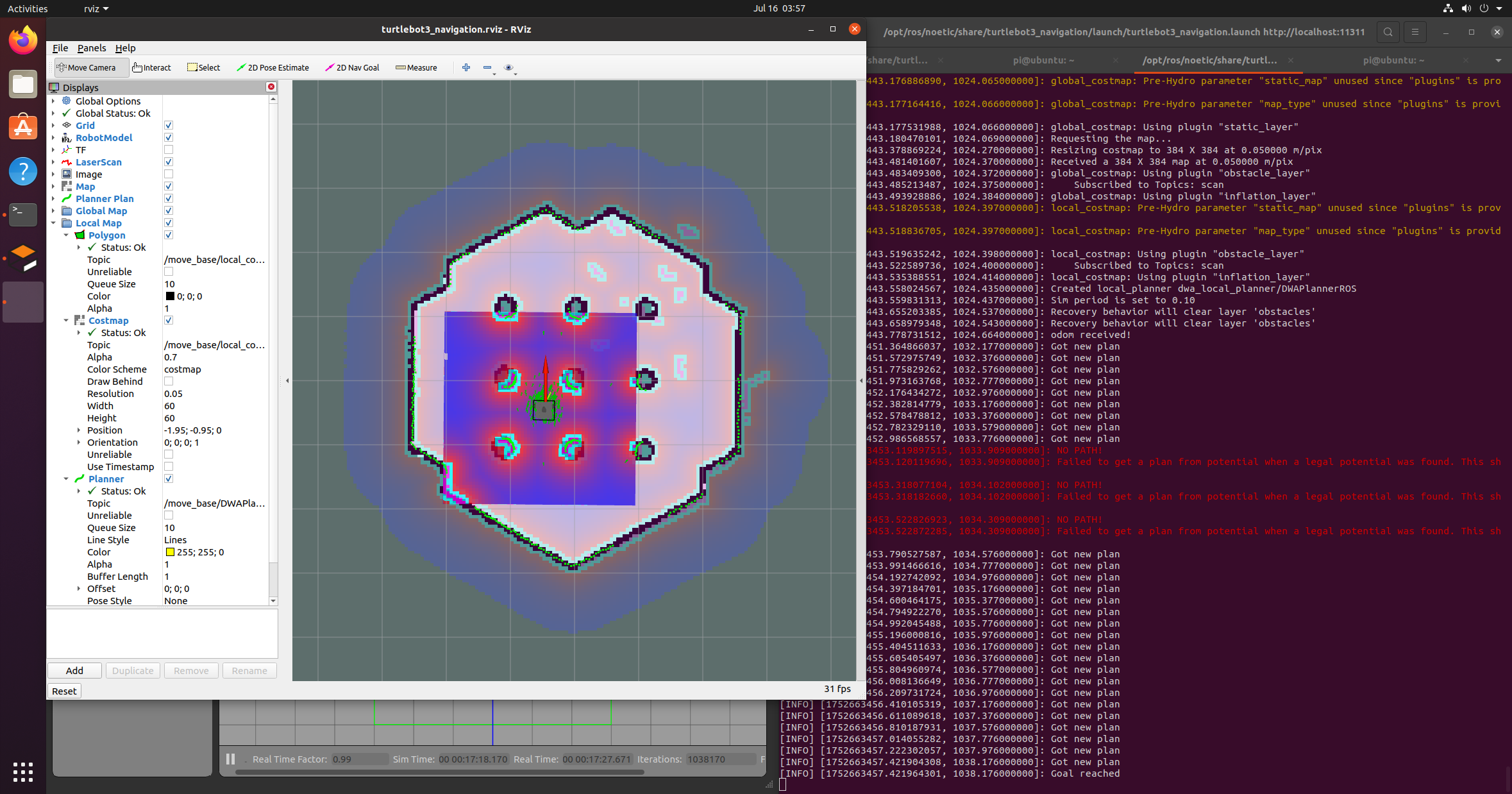 基于turtlebot3的slam建模和导航仿真实例_使用turtlebot3进行仿真实验-CSDN博客
