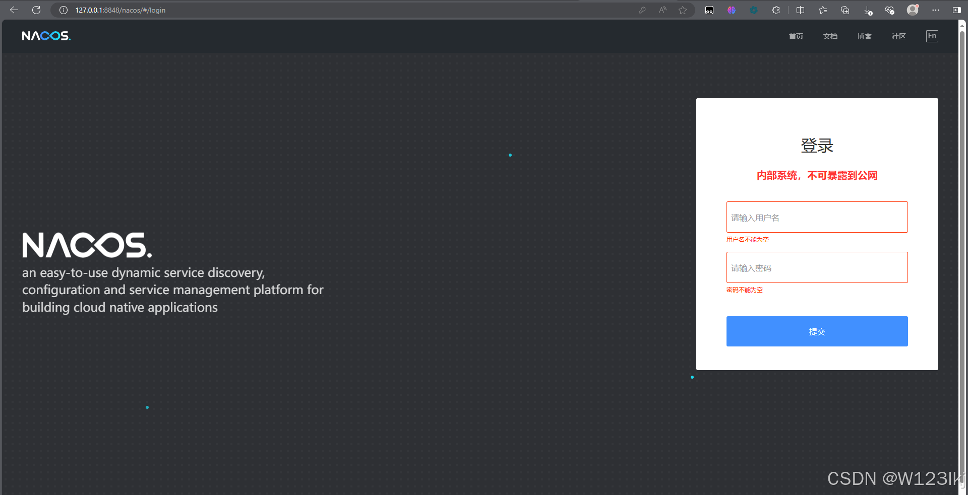 Naco安装与简单注册_naco 安装访问-CSDN博客