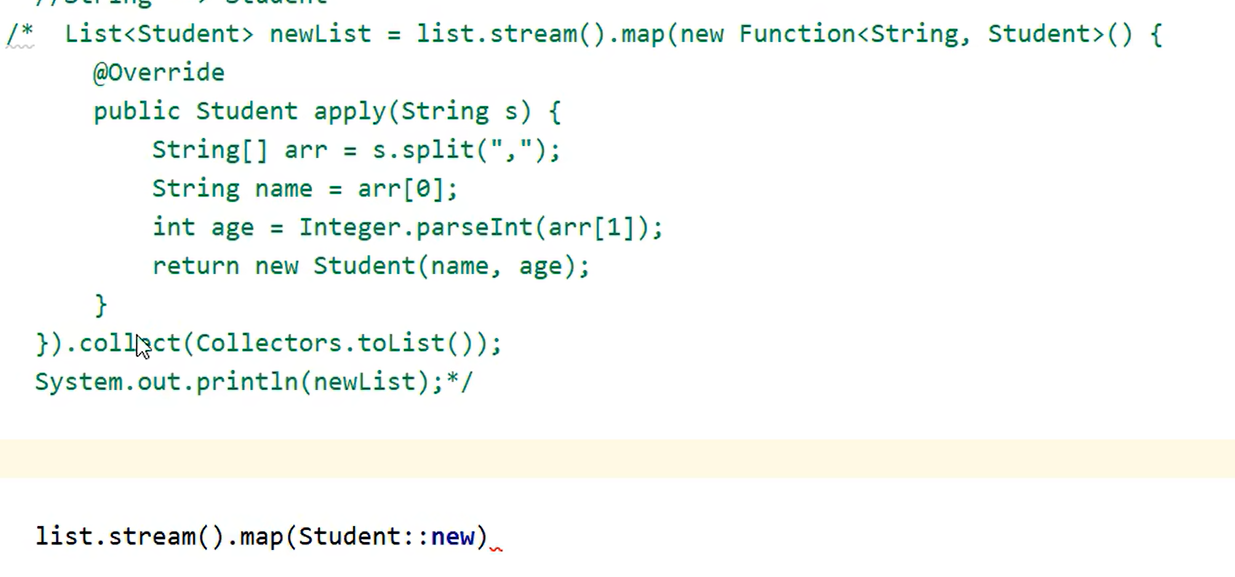 Java：Map 不可变集合 stream流 方法引用 异常_java stream map-CSDN博客