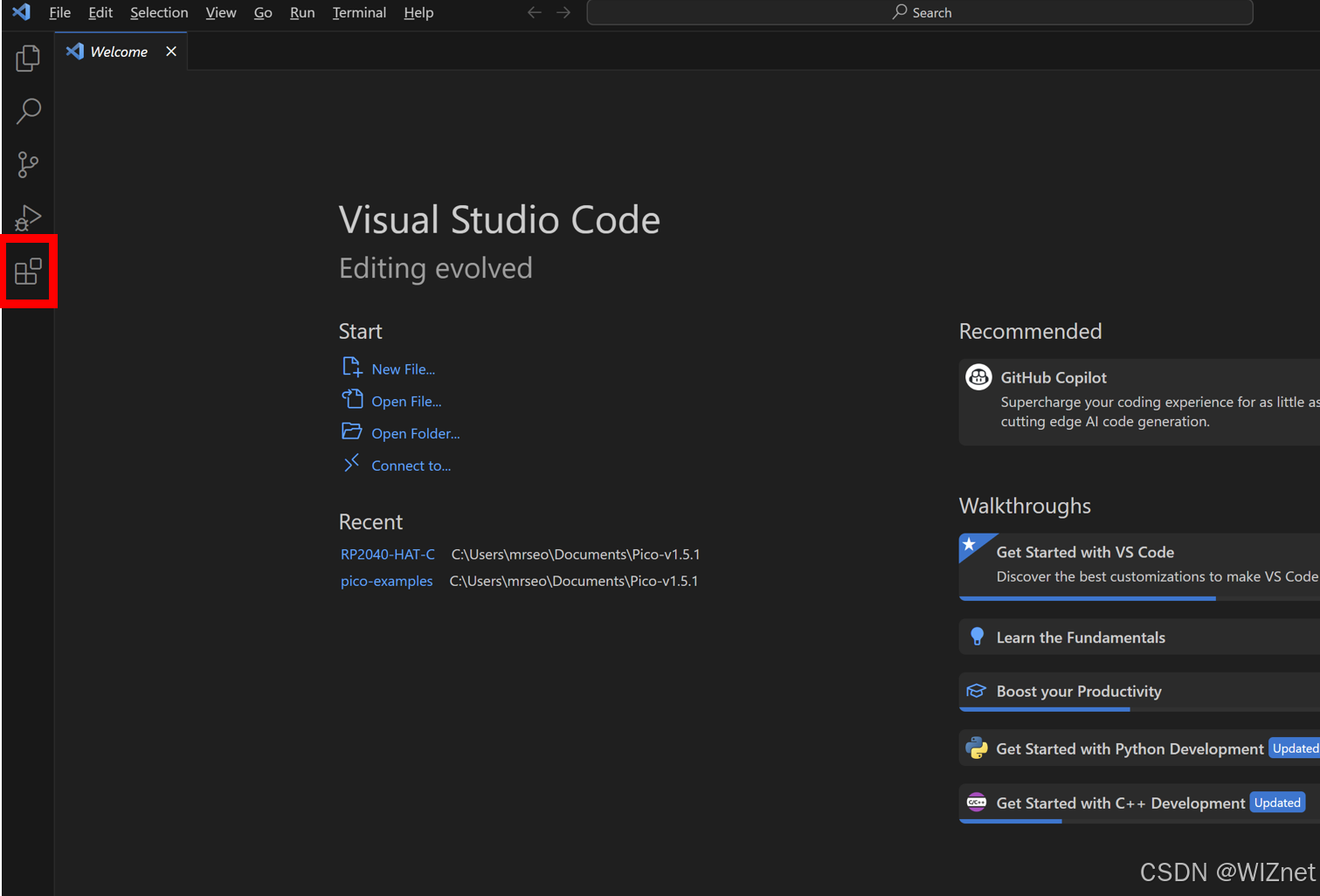 [W55RP20项目 #2]开发环境：入门-CSDN博客