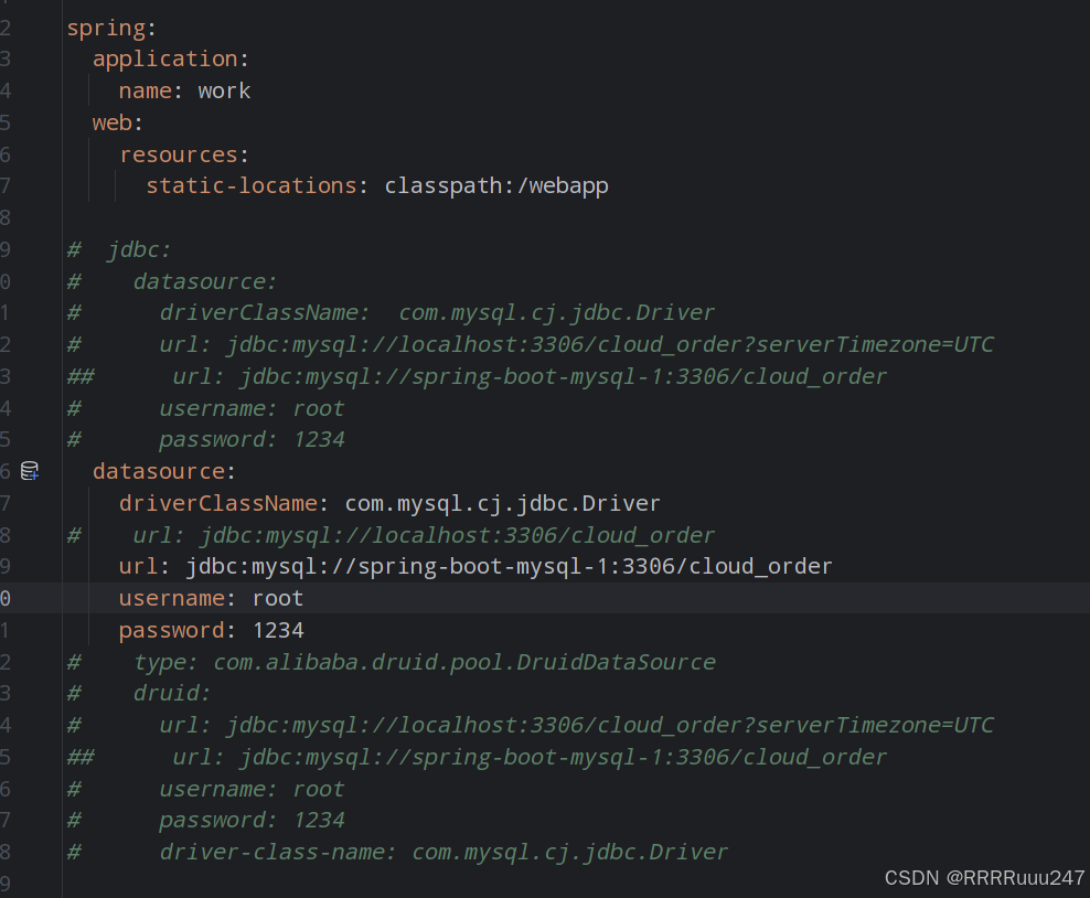 本地能跑的springboot，docker部署就跑不了_factory method 'datasource' threw exception with m-CSDN博客