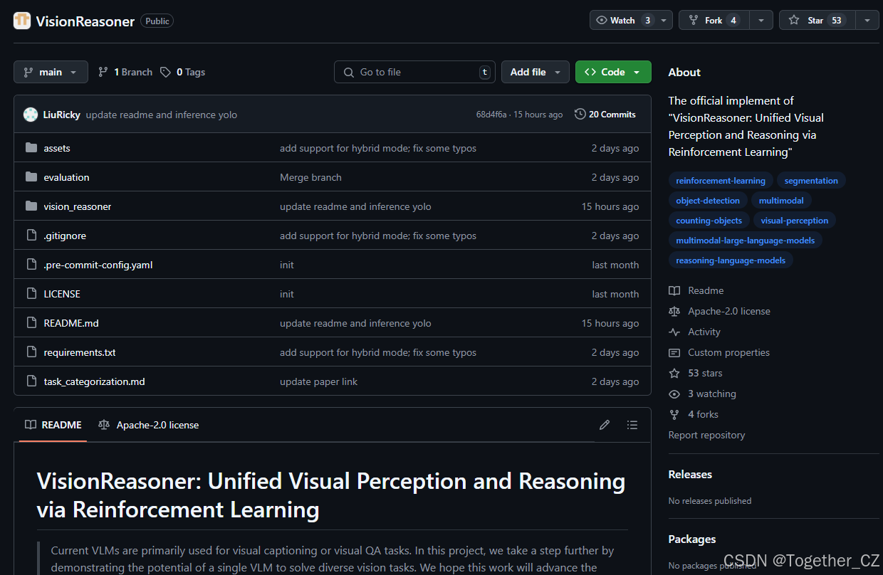VisionReasoner: Unified Visual Perception and Reasoning via Reinforcement Learning通过强化学习实现统一的视觉 ...