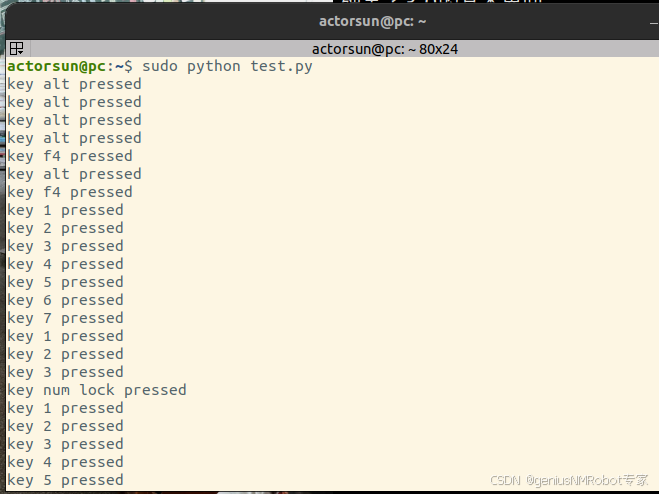 ubuntu --python 监控键盘按键_python ubuntu监听终端 键盘-CSDN博客