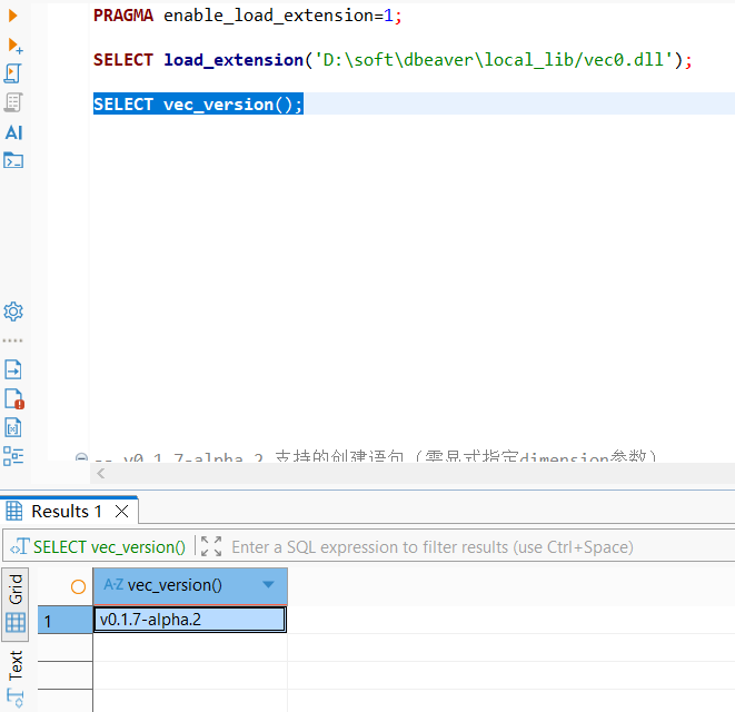 Windows 下配置 SQLite + sqlite-vec 向量扩展完整指南（含 DBeaver 连接）_dbeaver sqlite-CSDN博客