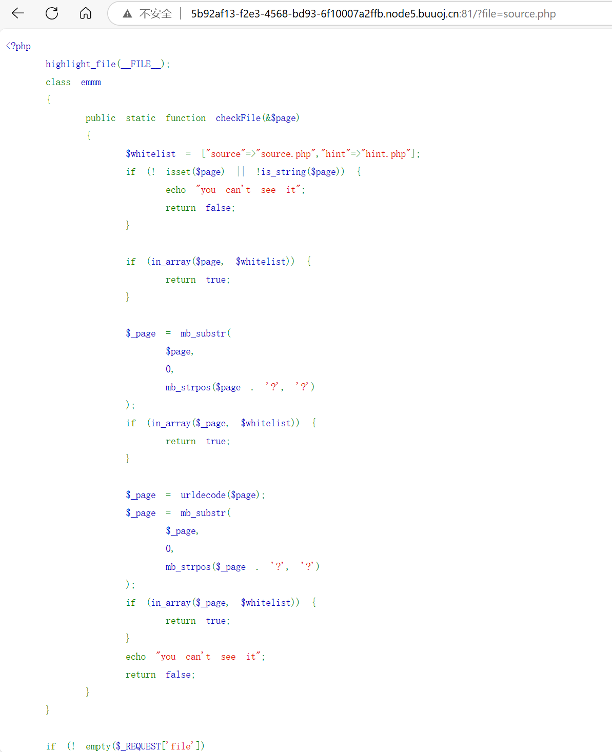 Ctf学习 Day1 Php代码审计sourcephp Ctf Csdn博客