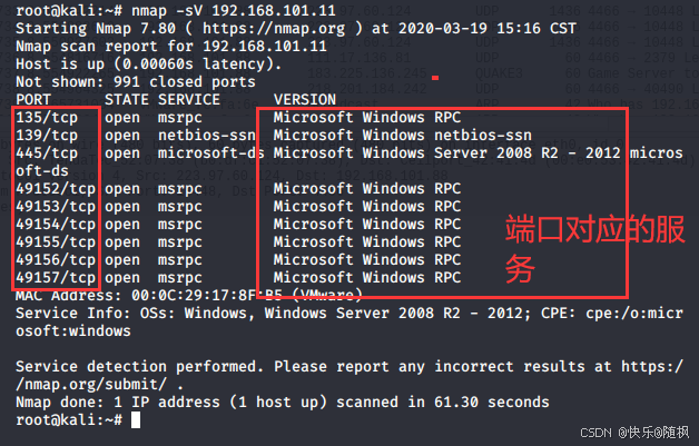Nmap扫描命令_nmap -sv-CSDN博客