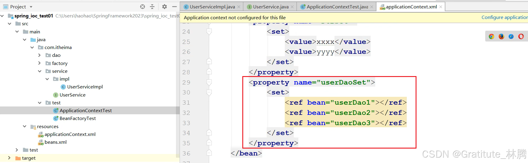 Spring-基于xml方式的Bean的配置-注入方式和注入数据类型_spring xml 注入boolean-CSDN博客