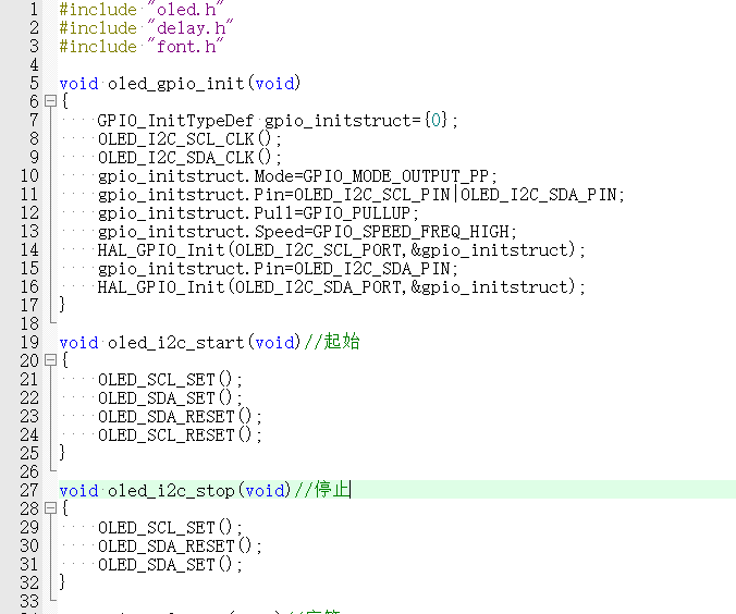 学习HAL库STM32F103C8T6（IIC、OLED驱动显示字符、字符串、图片）_stm32f103c8t6的iic的hal库控制-CSDN博客