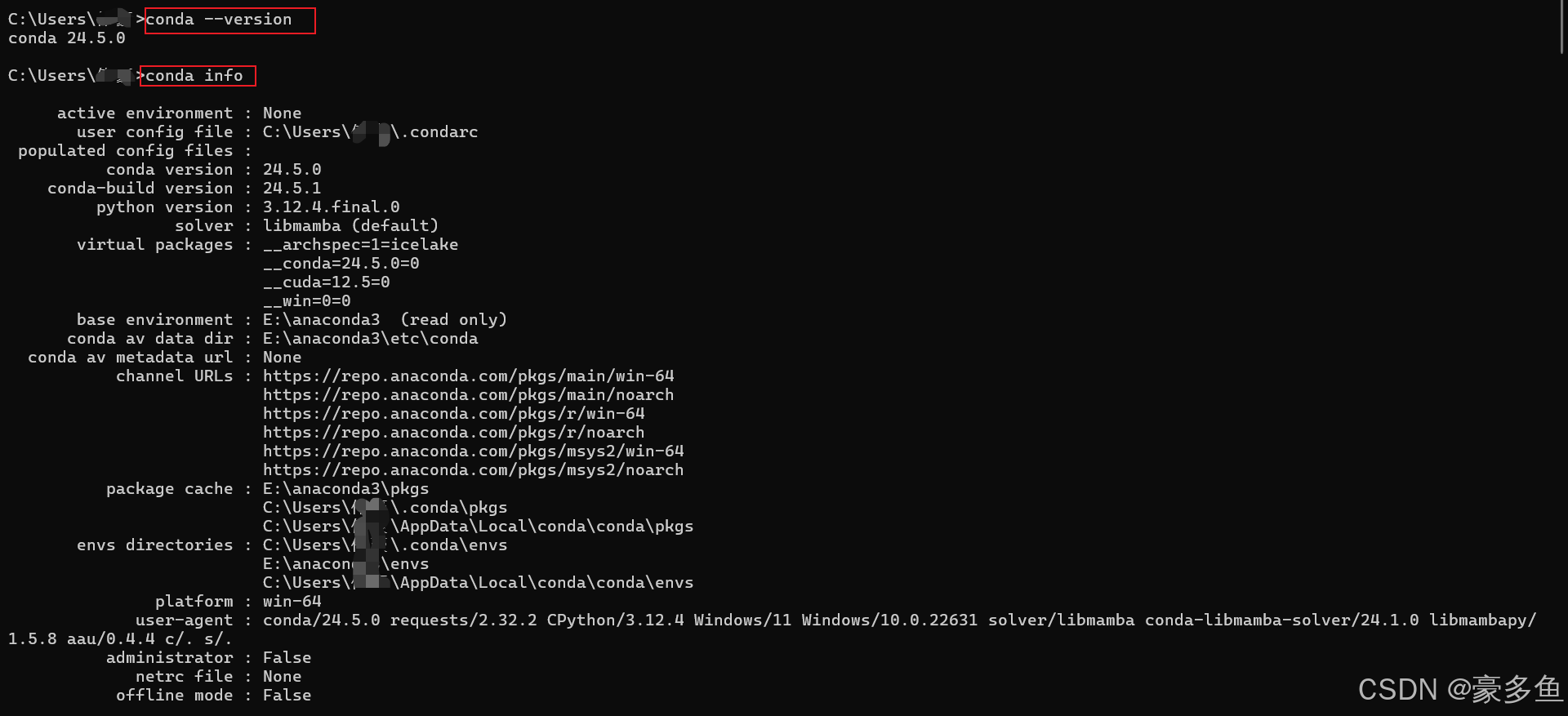 最新最全（亲测）的conda安装教程和虚拟环境安装环境配置-CSDN博客