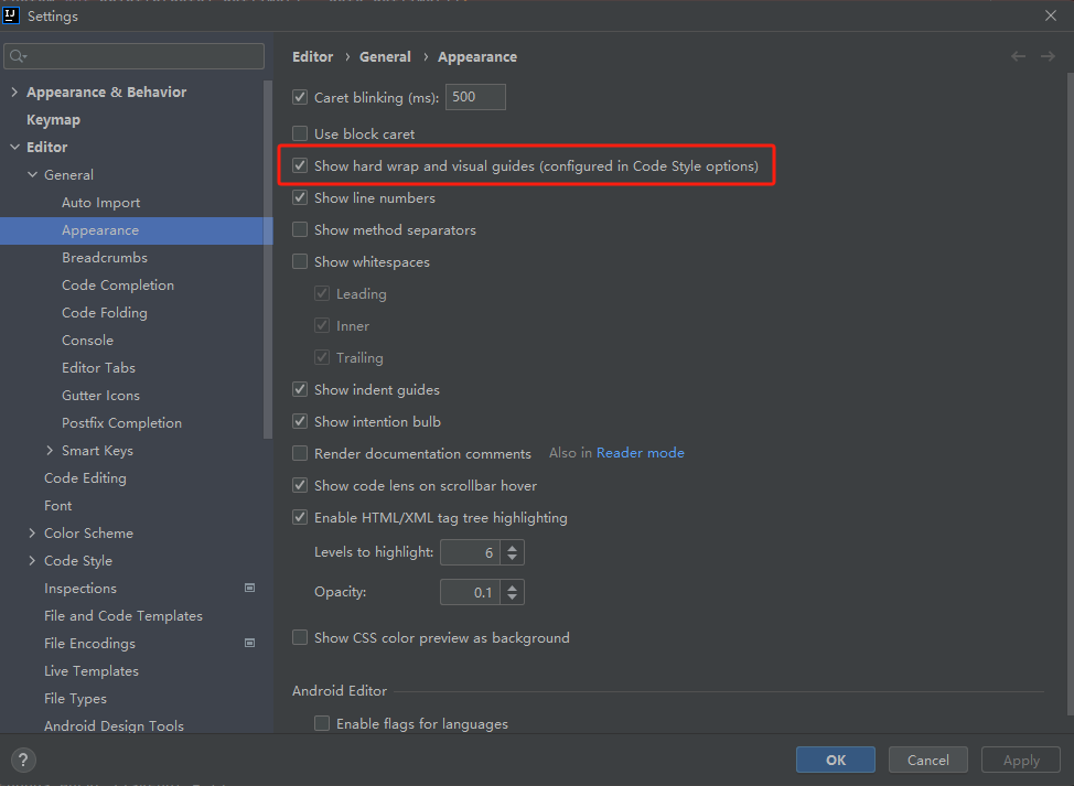 idea光标出现在正中间和在界面出现一条横线的问题_idea代码上有一条横线-CSDN博客