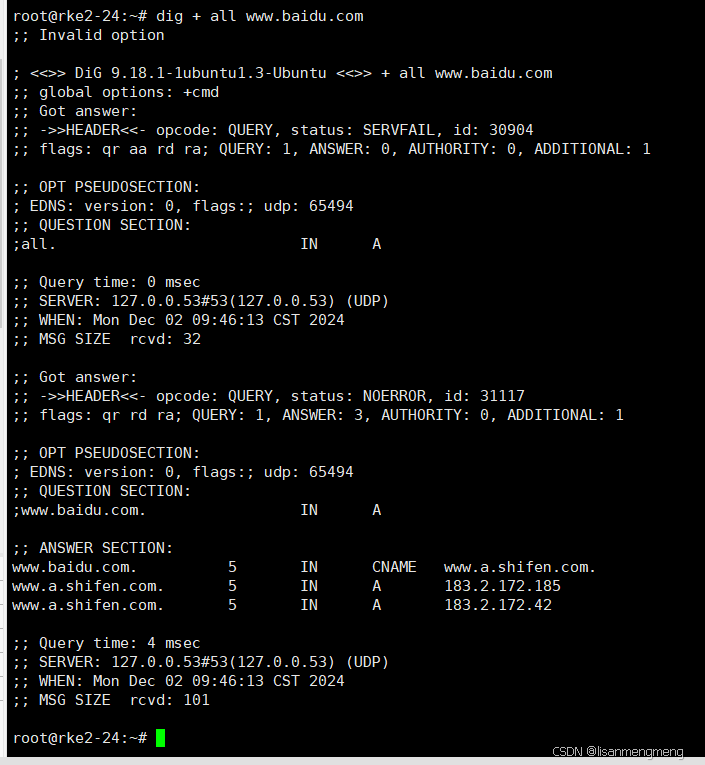 dig 命令查询（三）_dig 的内容查询-CSDN博客