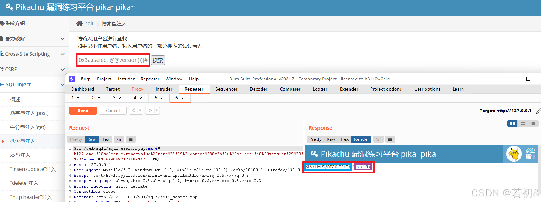 新手小白入门——SQL注入之报错注入_updatexml-CSDN博客