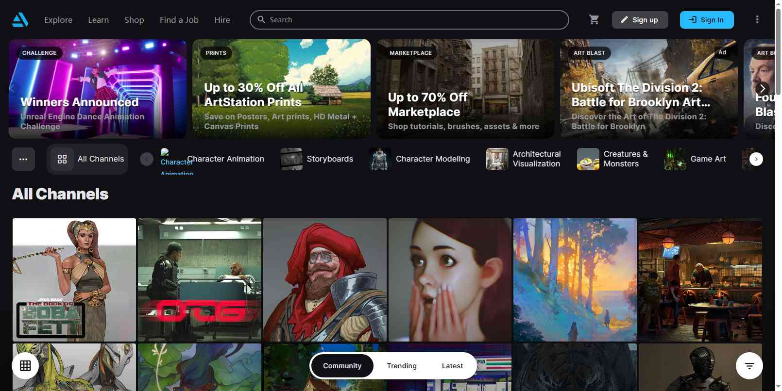 ArtStation网页版入口 - CG人找灵感与素材必看网站|中文官网_artstation官网进入-CSDN博客