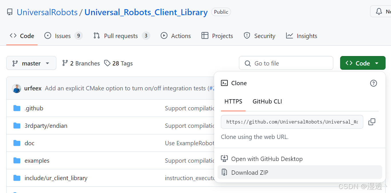 ubuntu 编译UR机械臂 ur_client_library库_ubuntu安装rtde-CSDN博客