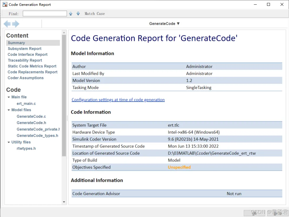 【Matlab学习日记】① Sinmulink自动代码生成教程_matlab自动生成代码-CSDN博客