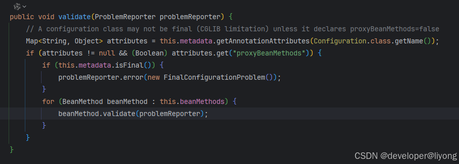 @Configuration org.springframework.beans.factory.parsing.BeanDefinitionParsingException-CSDN博客