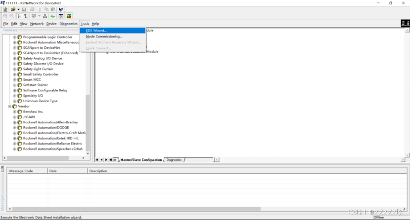 AB -1769-SDN DeviceNet主站使用北京骥远网关ET091M与Modbus RTU从站变频器通讯_rsnetworx for devicenet-CSDN博客