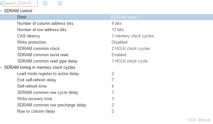 【CubeMX-HAL库】STM32H743—FMC配置SDRAM_stm32h743 sdram-CSDN博客