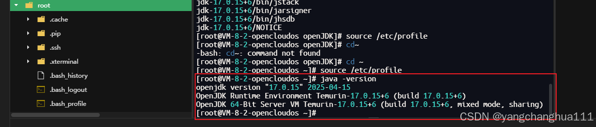 linux、centos 安装OpenJDK 17(其它版本也行)，配置环境变量（图文版本,全程带图跟着走不踩坑）-CSDN博客
