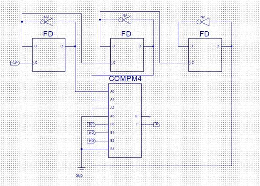(南邮电工电子实验A)集成触发器及应用，计数与分频电路_cb4cled级联做加减法计数器-CSDN博客