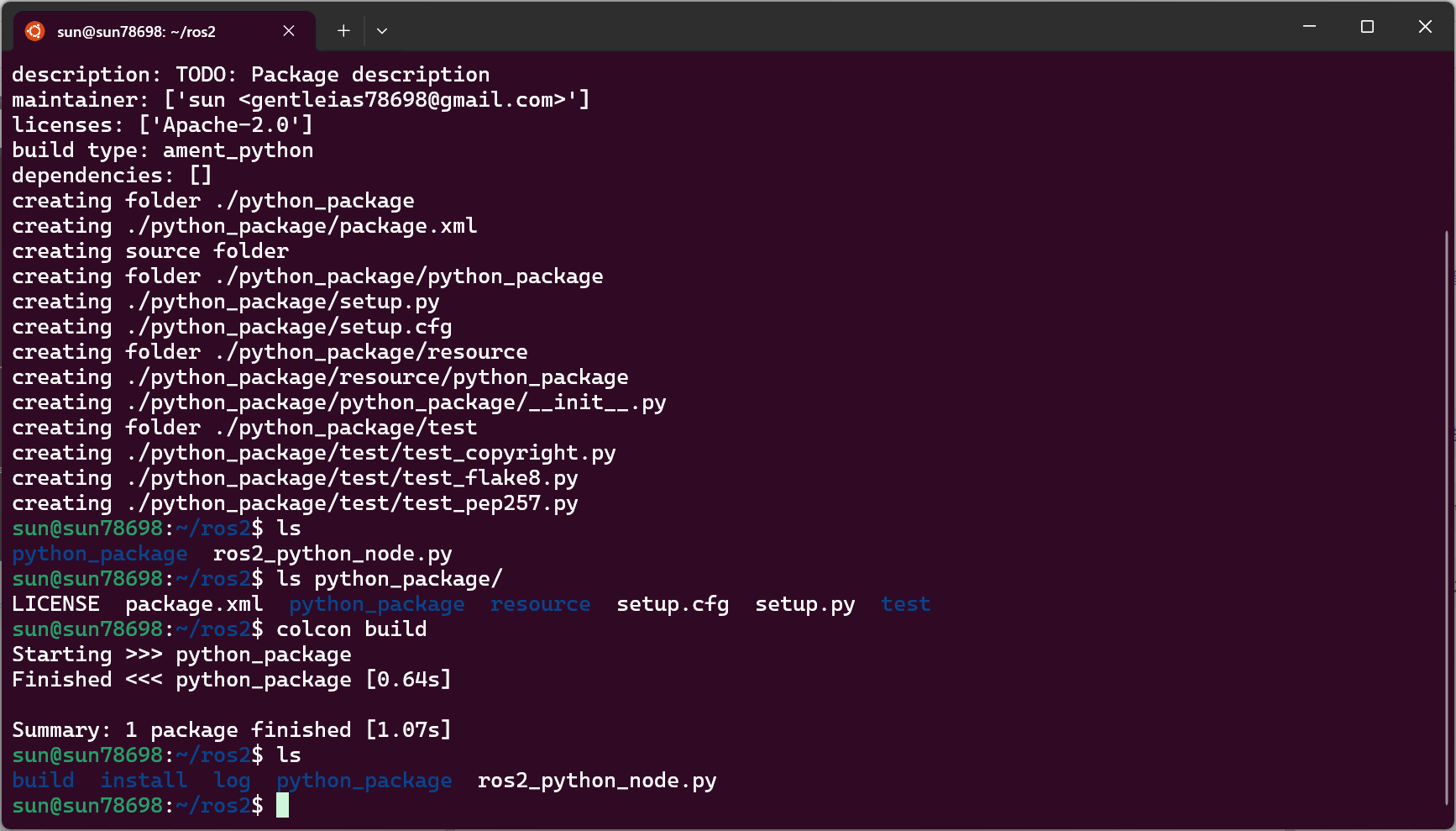 ROS2学习（三）在功能包编写Python节点_ros2功能包里面添加py-CSDN博客