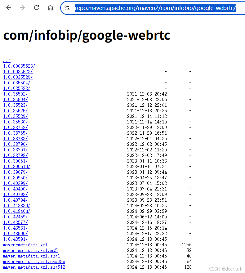 Failed to resolve: org.webrtc:google-webrtc:1.0.32006-CSDN博客