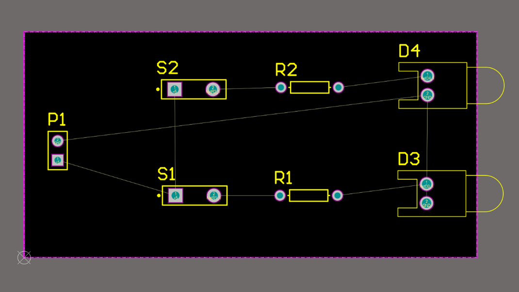 [一分钟学AltiumDesigner]绘制一张简单的PCB_ad原理图转pcb-CSDN博客