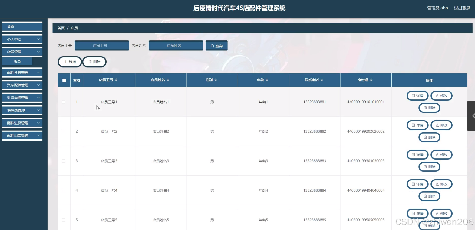 基于nodejsvue后疫情时代汽车4s店配件管理系统开题程序论文 计算机毕业设计 Csdn博客