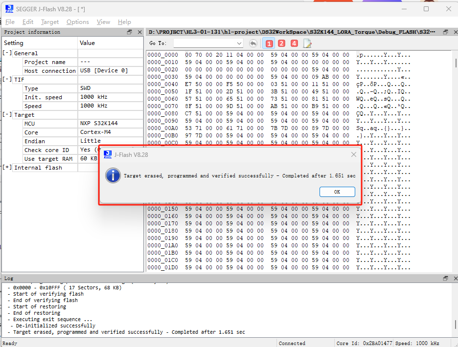 J-FLASH烧录S32K144程序_s32k144烧录-CSDN博客