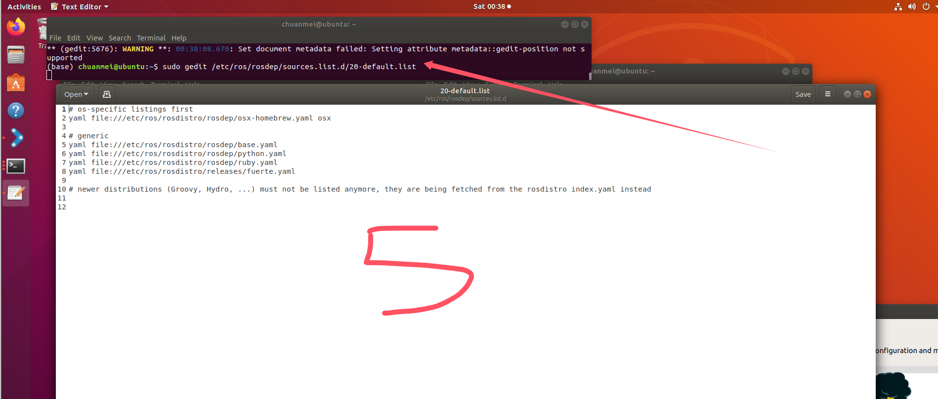 Errno 111] Connection refused＞ (https://raw.githubusercontent.com/ros/rosdistro/master/index-v4 ...