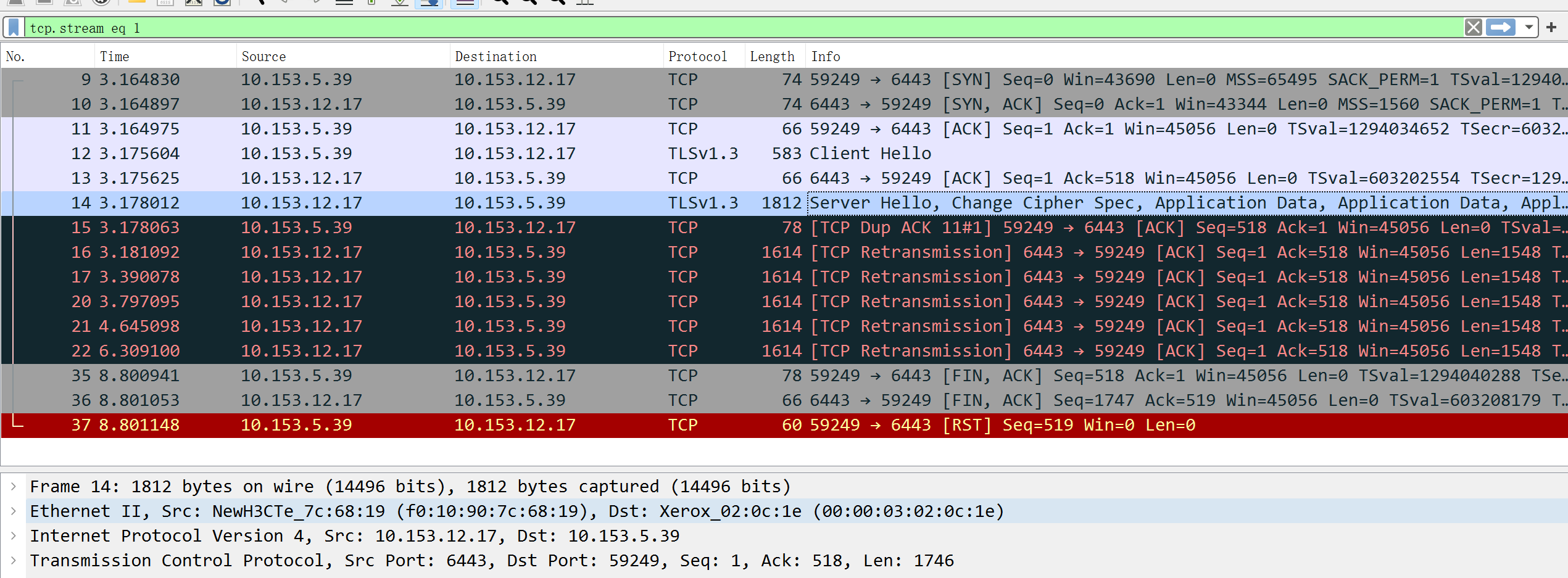 网络抓包工具Wireshark使用分析_wireshark rst,ack-CSDN博客