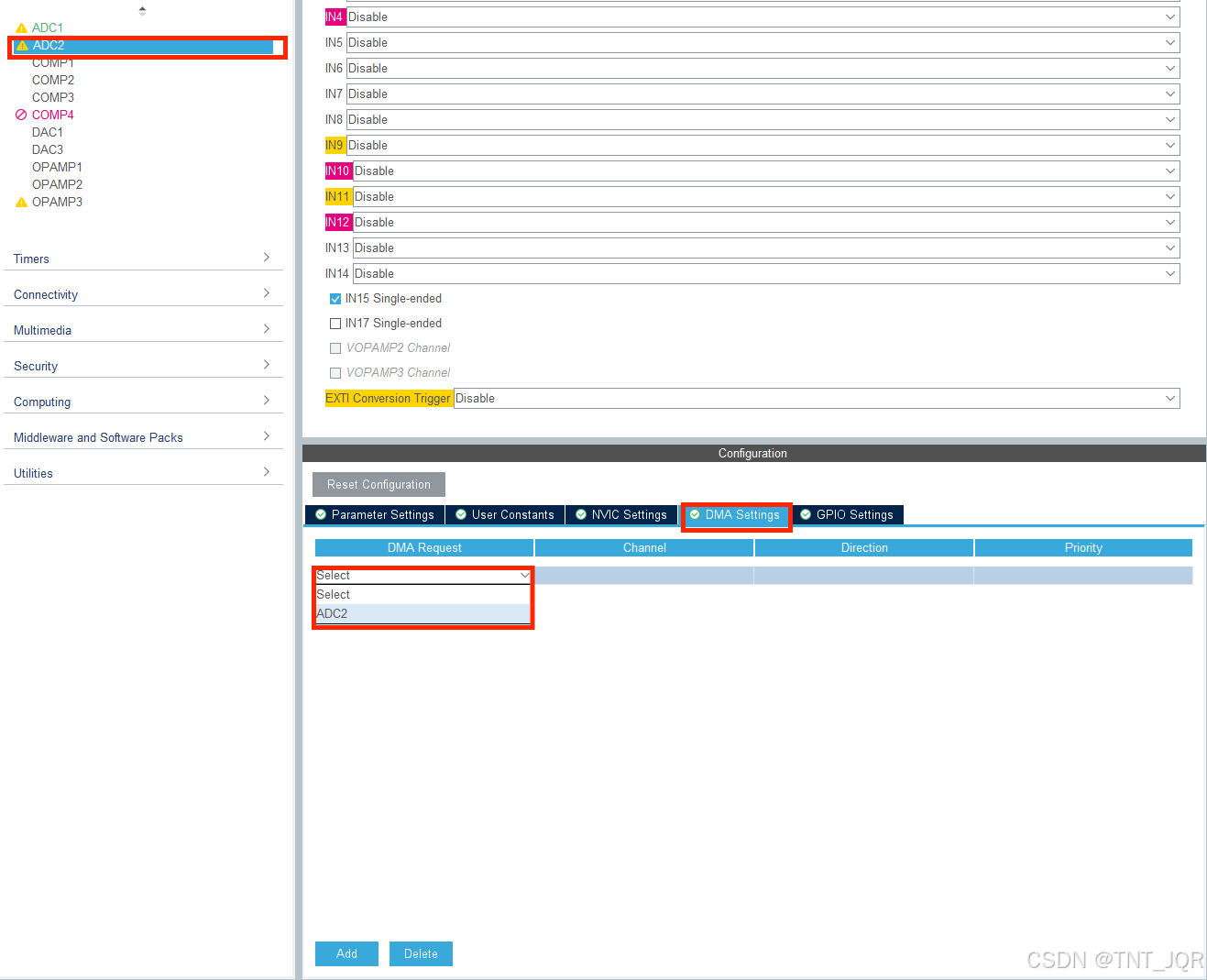 蓝桥杯嵌入式ADC+DMA数据采样_force dma channels interrupts-CSDN博客