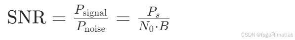 SNR,Eb/N0以及Es/N0的原理与应用_nr esno-CSDN博客