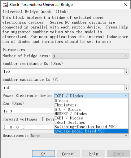 Simulink常用模块之电力电子笔记（二）：主电路部分_simulink universal bridge-CSDN博客