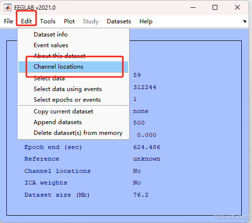 EEGLAB读取locs文件生成空间位置文件-CSDN博客