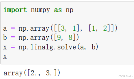 求解线性方程组_python np.linalg.lstsq(a, yy, rcond=none)[0]-CSDN博客