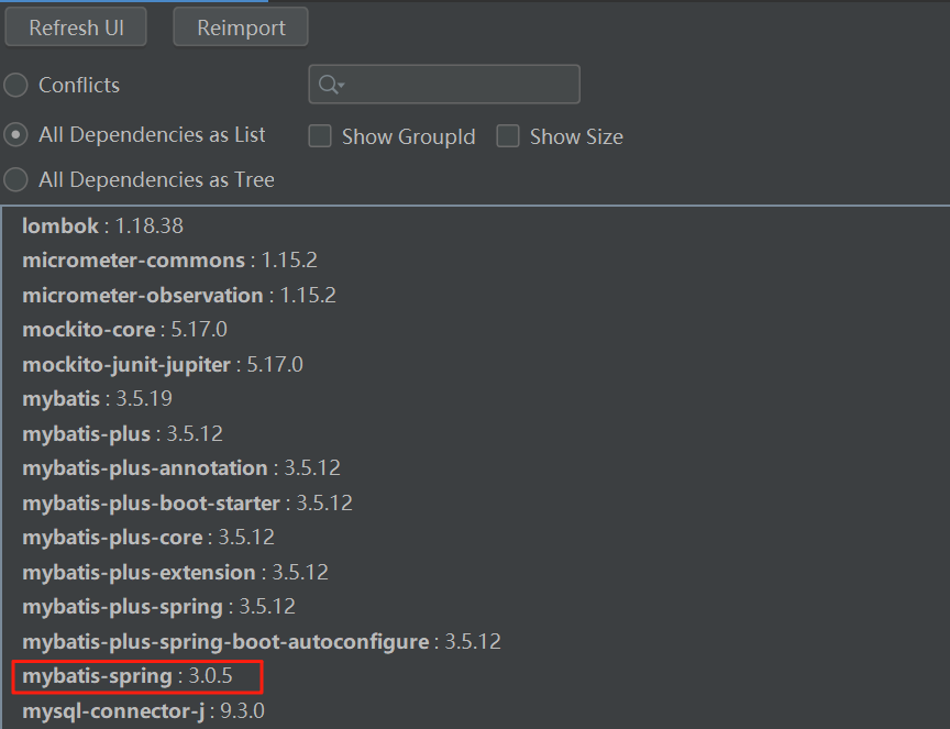 SpringBoot3.x与MyBatis-Plus版本冲突解决_springboot 3.5.4-CSDN博客